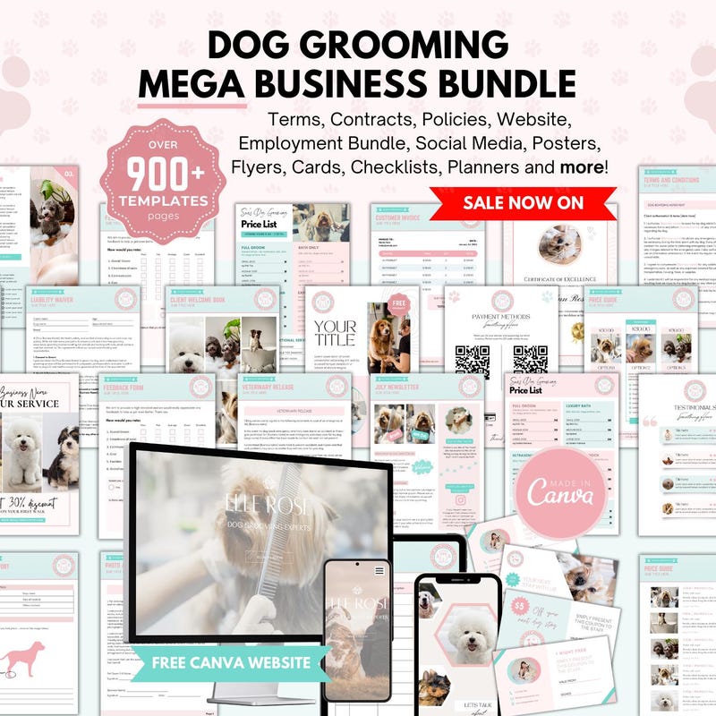 Grooming Form Template - Etsy UK