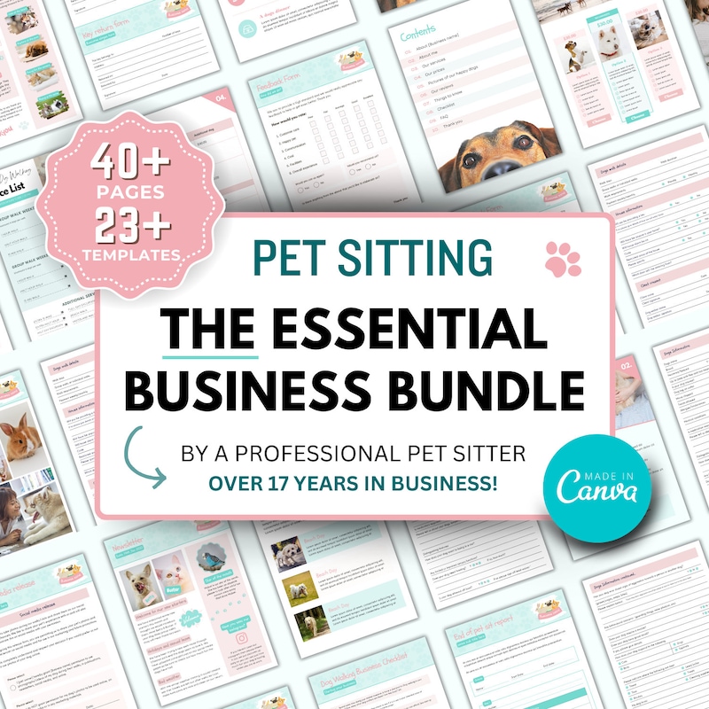 Pet Sitting Form - Etsy