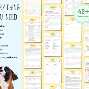 MEGA Puppy Planner, Puppy Guide, Puppy Checklist, Puppy Training ...