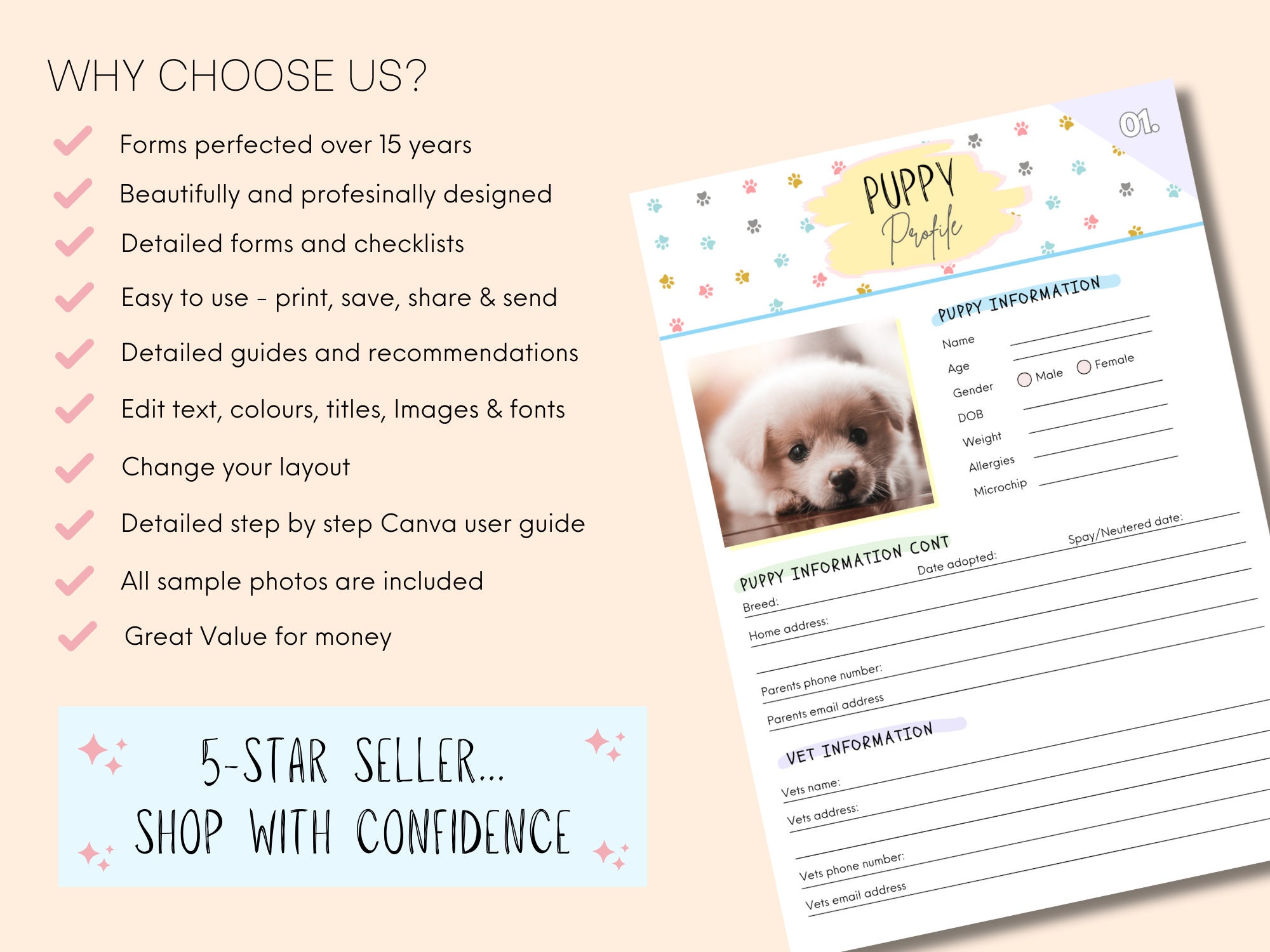 ULTIMATE Puppy Planner, Puppy Guide, Puppy Checklist, Puppy Training ...