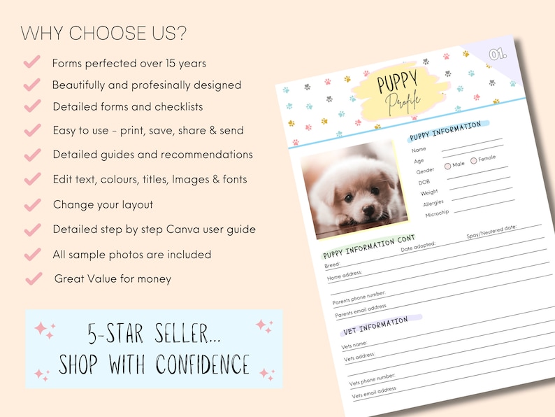 MEGA Puppy Planner, Puppy Guide, Puppy Checklist, Puppy Training ...