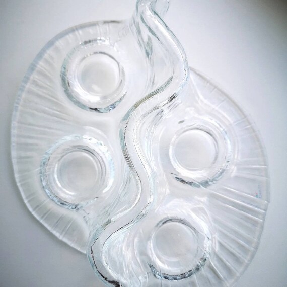 Vintage Scandinavian Glass Muurla of Finland Tea Light Holder | Etsy