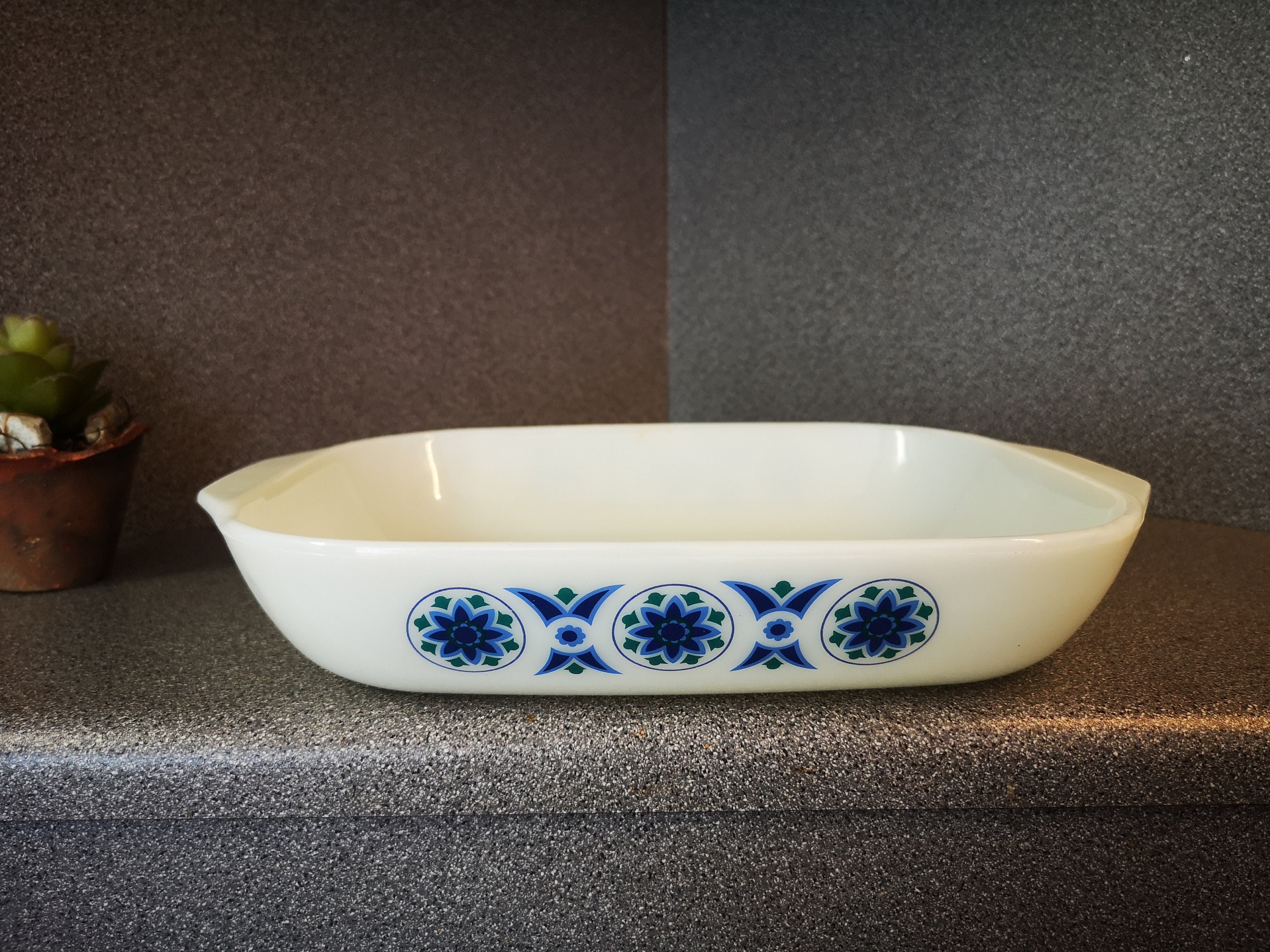 Rare JAJ Pyrex Sea Lily Pattern Roast Dish 535 - Etsy