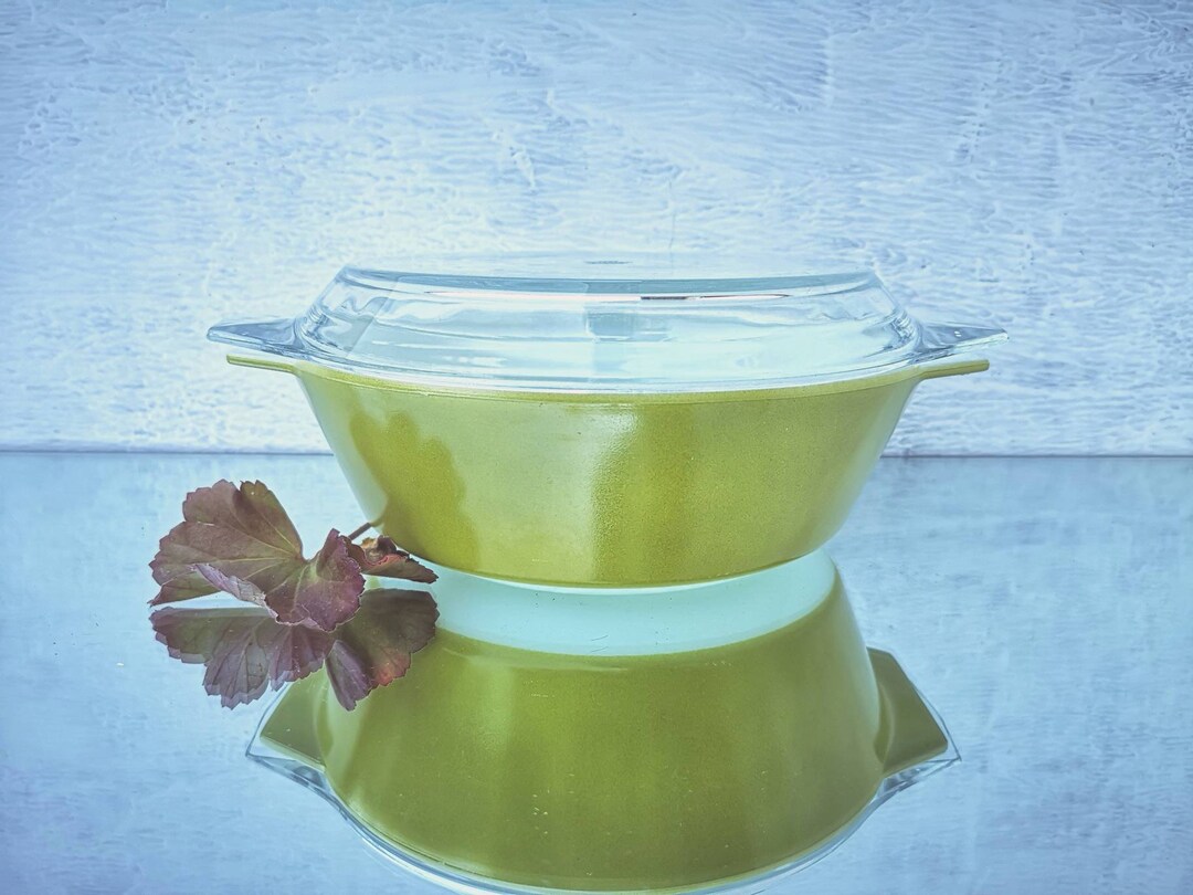 Rare 60's JAJ Pyrex Solid Color Lime Green for European Market Only ...