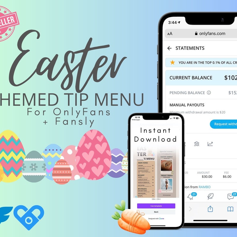 Onlyfans Tip Menu - Etsy
