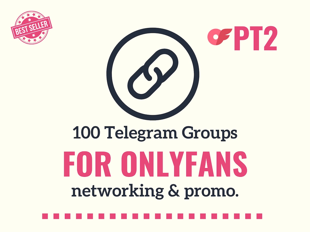 100 Telegram Groups For OnlyFans Networking and Promo Fansly - Etsy México