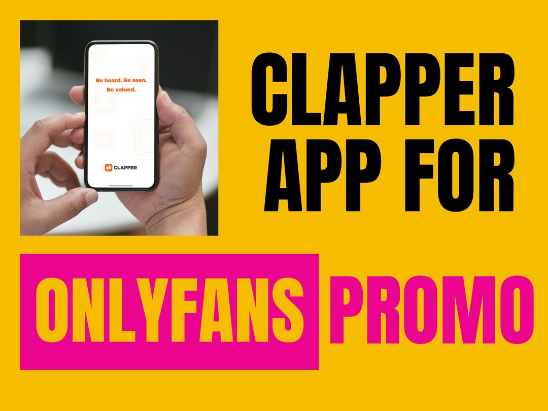 Clapper App for Onlyfans Promotion - Etsy