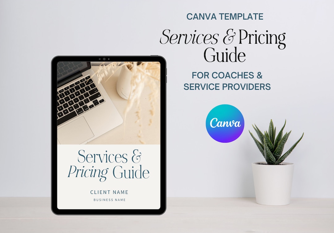Services & Pricing Guide Template Proposal Template Editable Proposal ...
