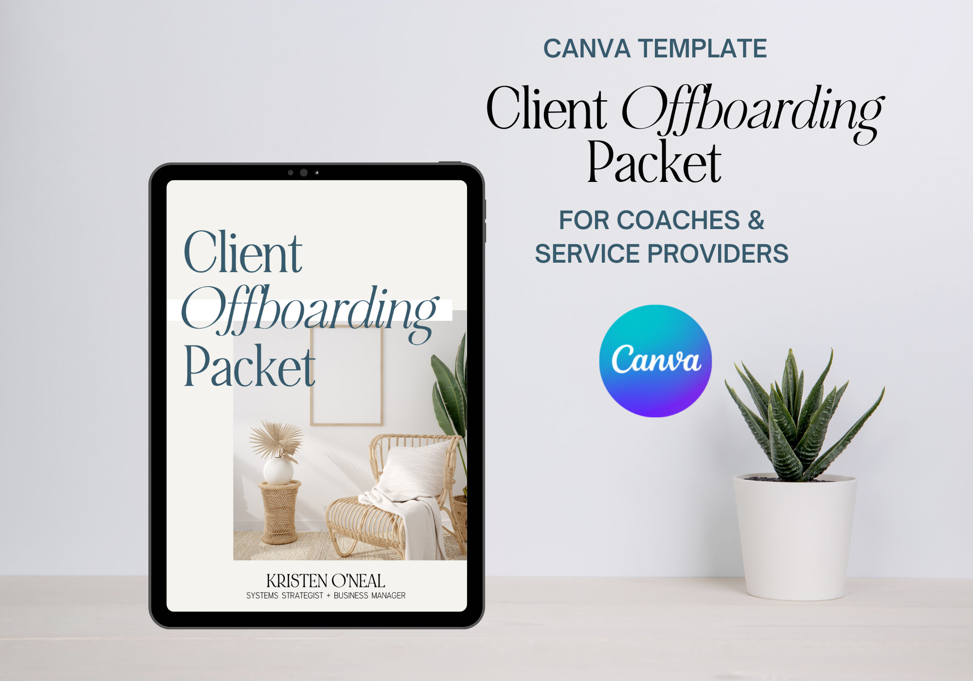 Client Offboarding Packet Template | Goodbye Packet | Canva Template ...