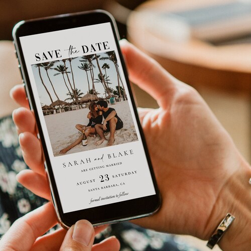 Electronic Save the Date Template Text Message Save the Date - Etsy