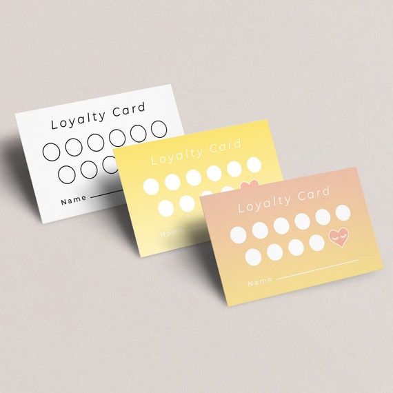 Loyalty Card Blank