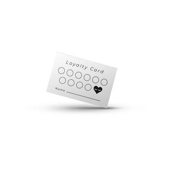 Loyalty Card Blank