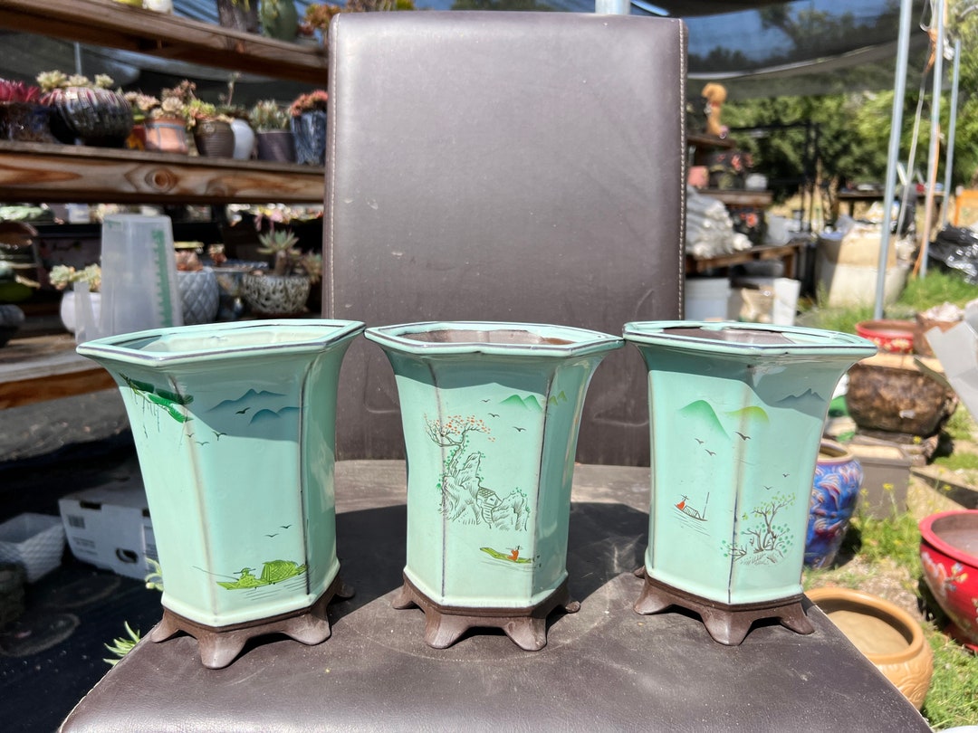 Handmade Landscape Arcilla Morada Succulent Potsflower Pot ,plant Pot ...