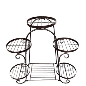5 Tier Metal Plant Display Stand | 5 Tier Flower Stand | Indoor Outdoor ...