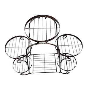 5 Tier Metal Plant Display Stand | 5 Tier Flower Stand | Indoor Outdoor ...