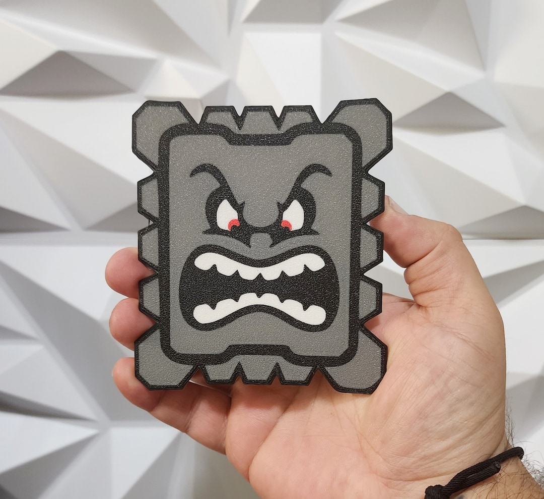 Super Mario Themed Coaster-thwomp - Etsy