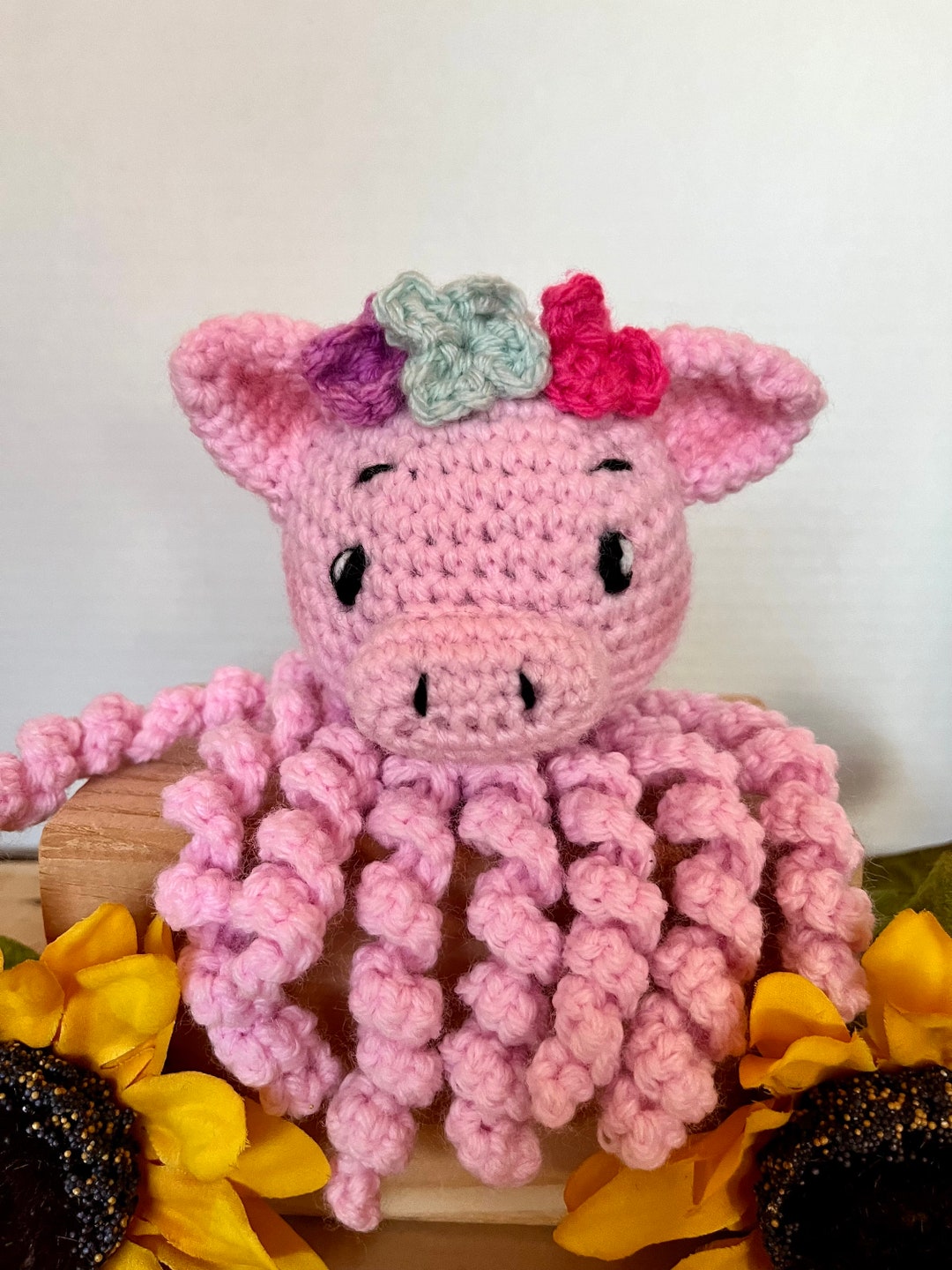 NICU- Preemie Piggy Octopus Crocheted for Preemies and Newborns - Etsy