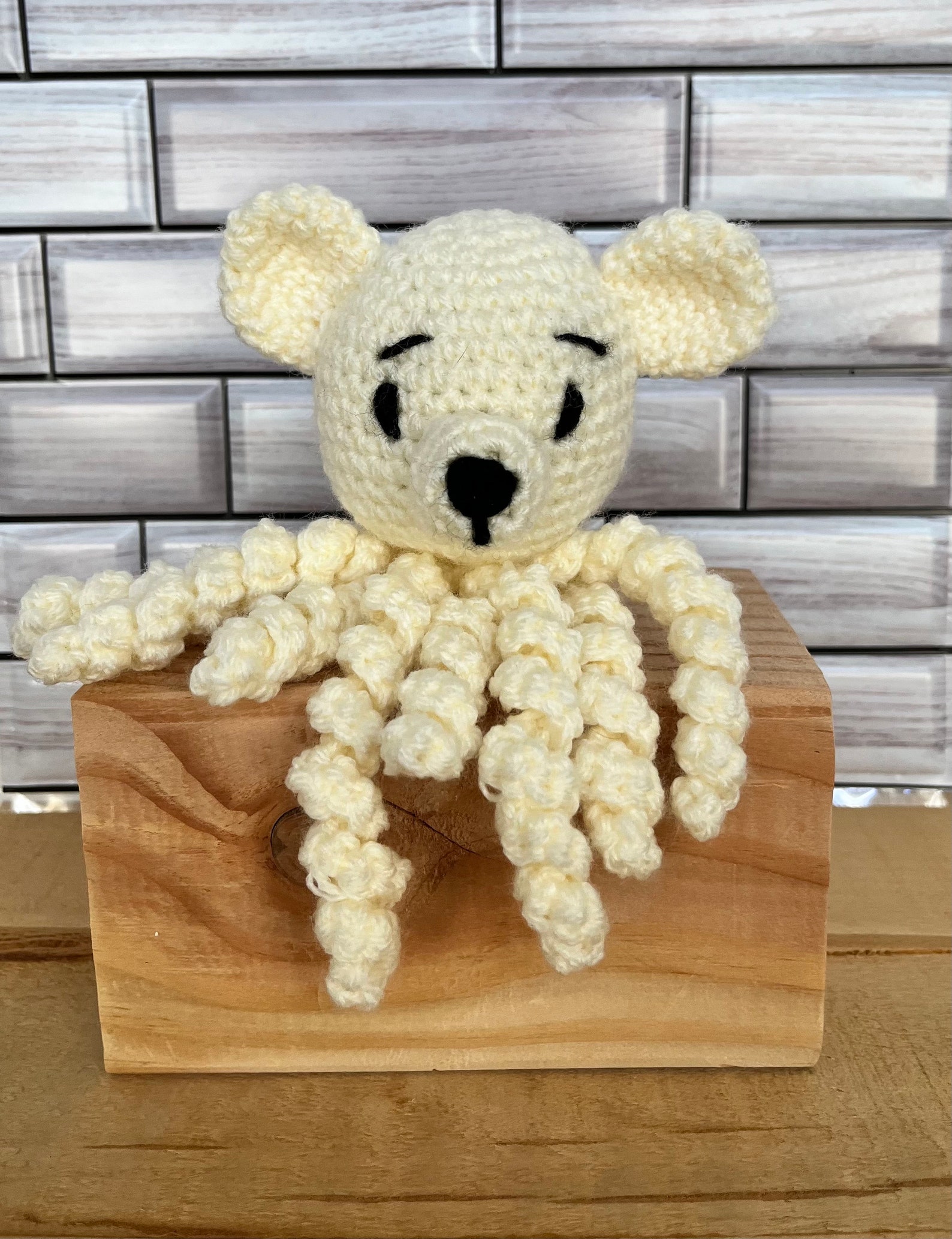 NICU Teddy Bear Octopus Crocheted for Preemies and Newborns - Etsy