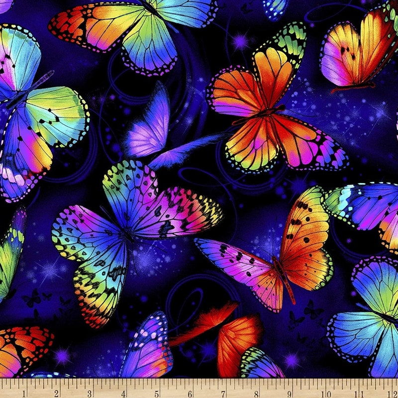 Butterfly Fabric - Etsy