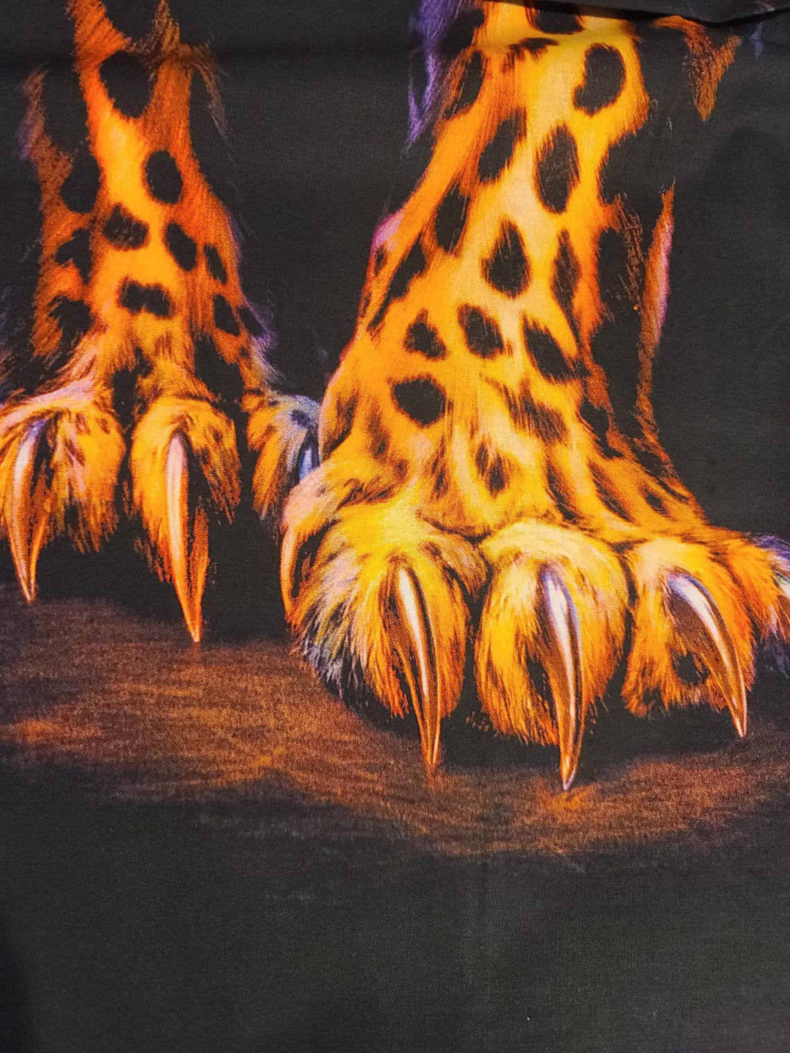 Cheetah Print, Wild Cheetah Digital Print by Robert Kaufman, Large ...