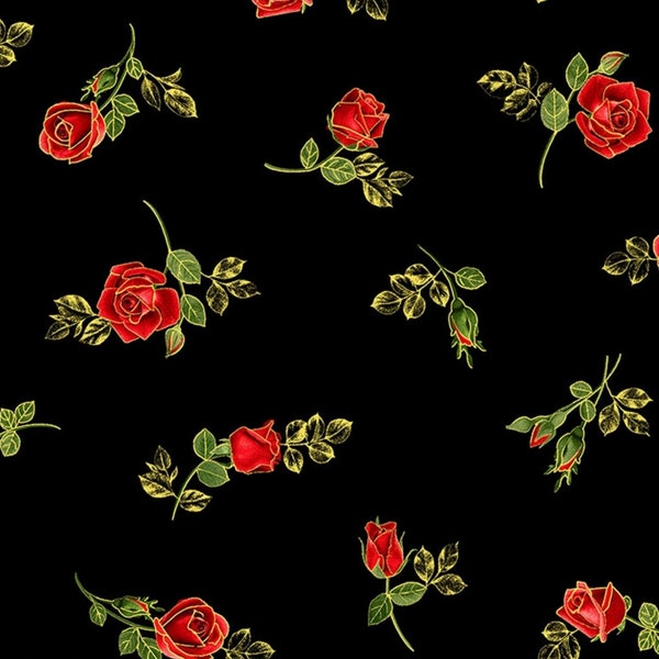 Rose Fabric - Etsy