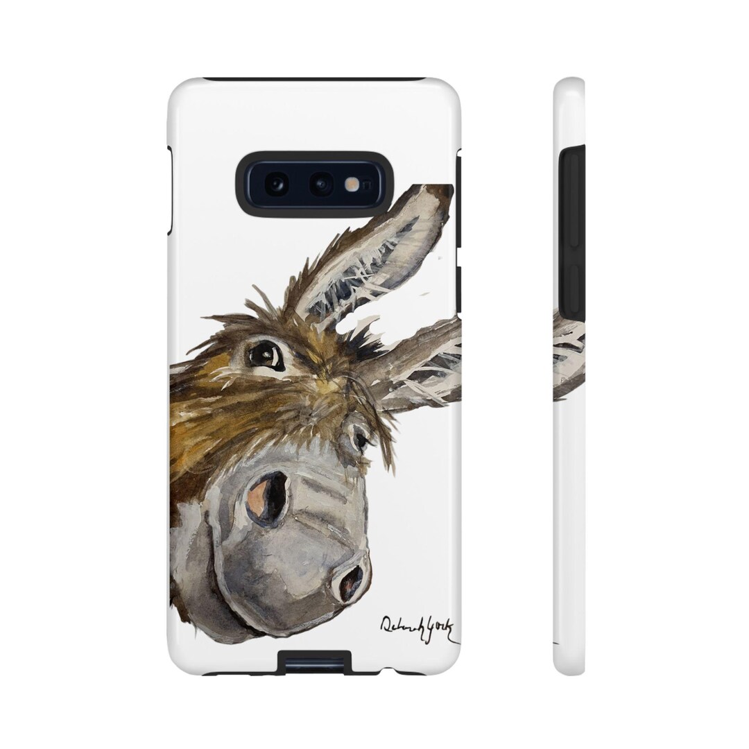 Funny Donkey Phone Case: Animal Lover Gift, Protective Smartphone Cover ...