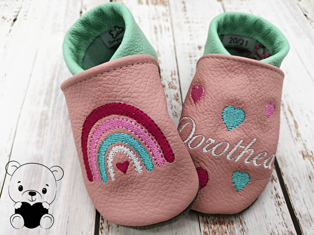 Baby Organic Crawling Shoes With Names for Baby and Children eco ...