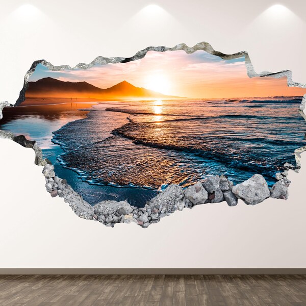 Sunset Wall Decal - Etsy