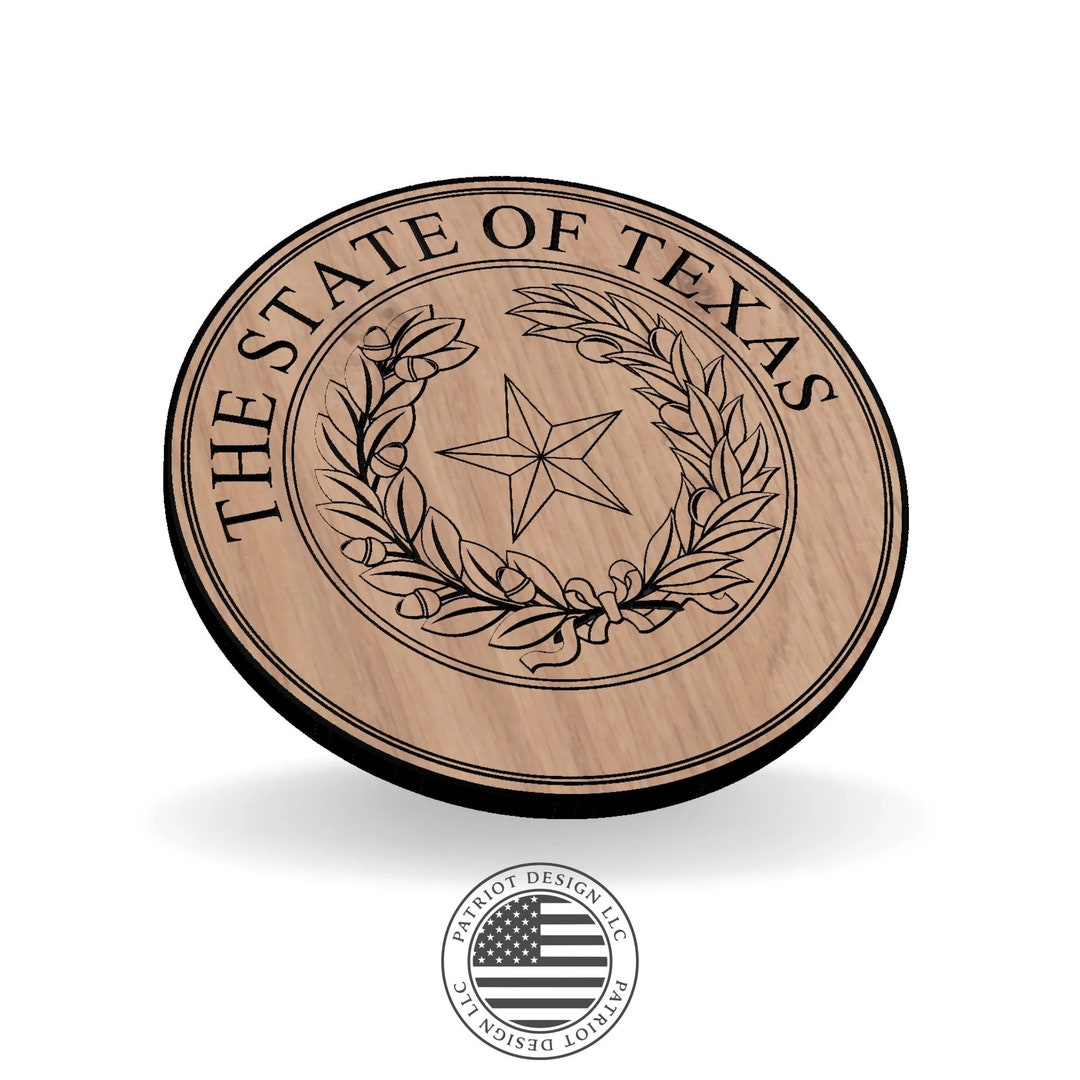State of Texas Seal - SVG - Etsy