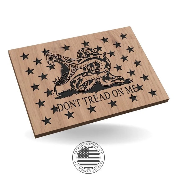 Modern Gadsden Snake Union DTOM SVG File for CNC Laser - Etsy