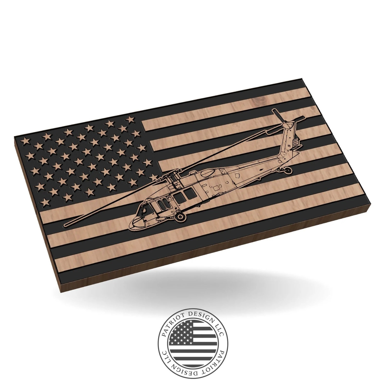 UH60 Blackhawk Flag - SVG File for CNC, Laser, Vinyl Machines, and More ...