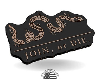 Join or Die Flag Union SVG File for CNC Laser Vinyl - Etsy