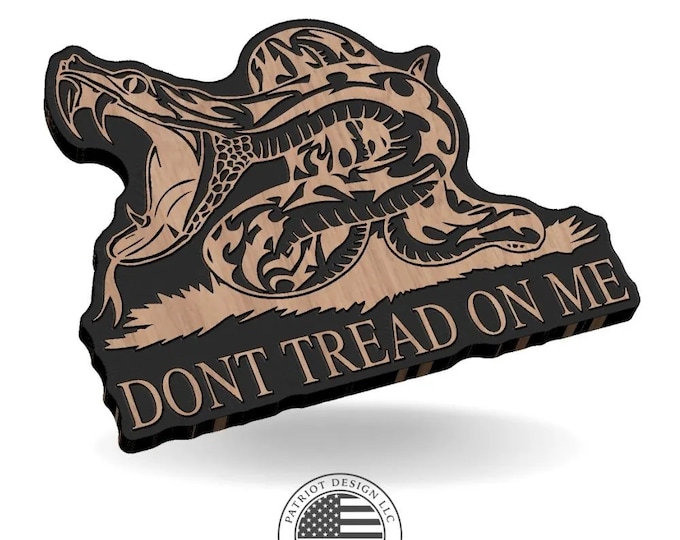 Modern Gadsden Snake SVG - Etsy