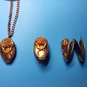 Revolutionary Utena Juri Rose Locket Necklace - Etsy