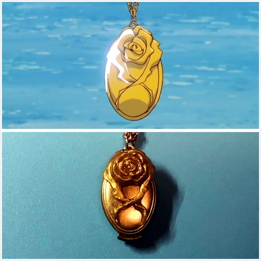 Revolutionary Utena Juri Rose Locket Necklace - Etsy