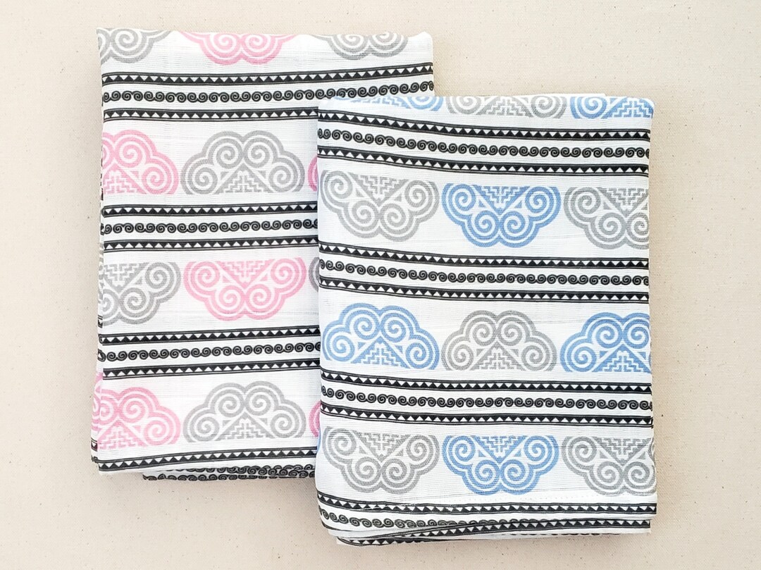 Hmong Half EF W/snails Double Gauze Swaddle Blanket - Etsy