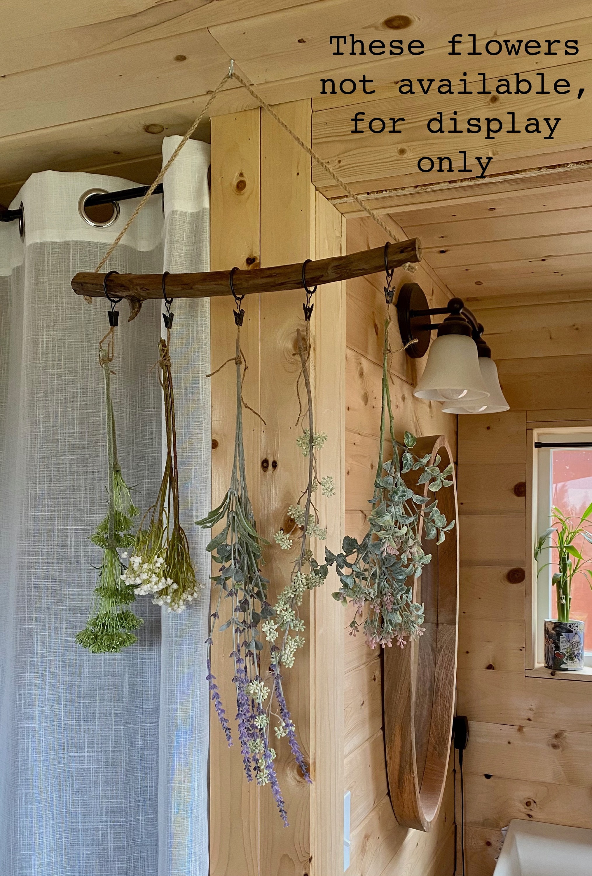 Flower/herb Drying Rack/cottagecore Decor/wooden Drying - Etsy