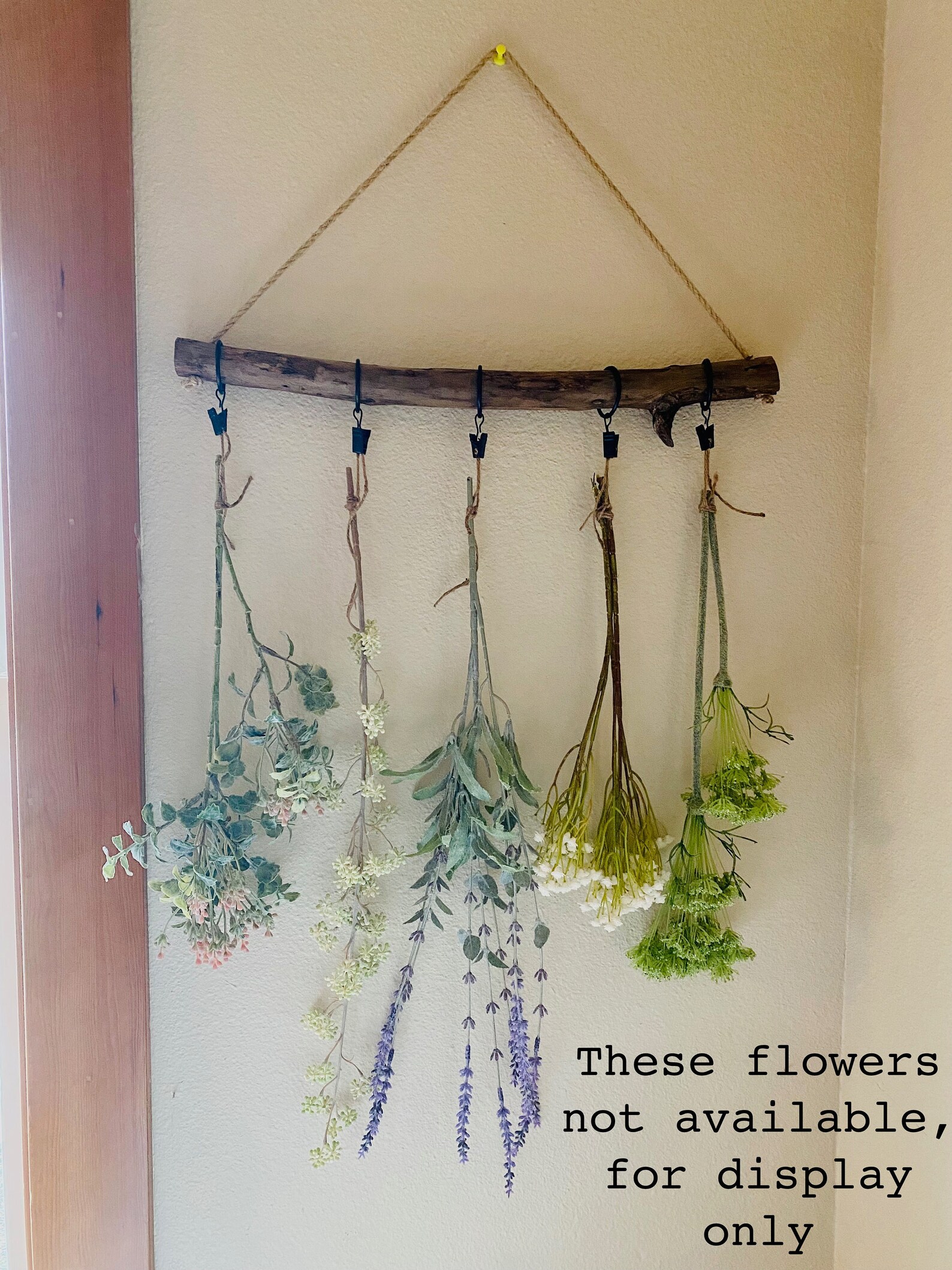 Flower/herb Drying Rack/cottagecore Decor/wooden Drying - Etsy