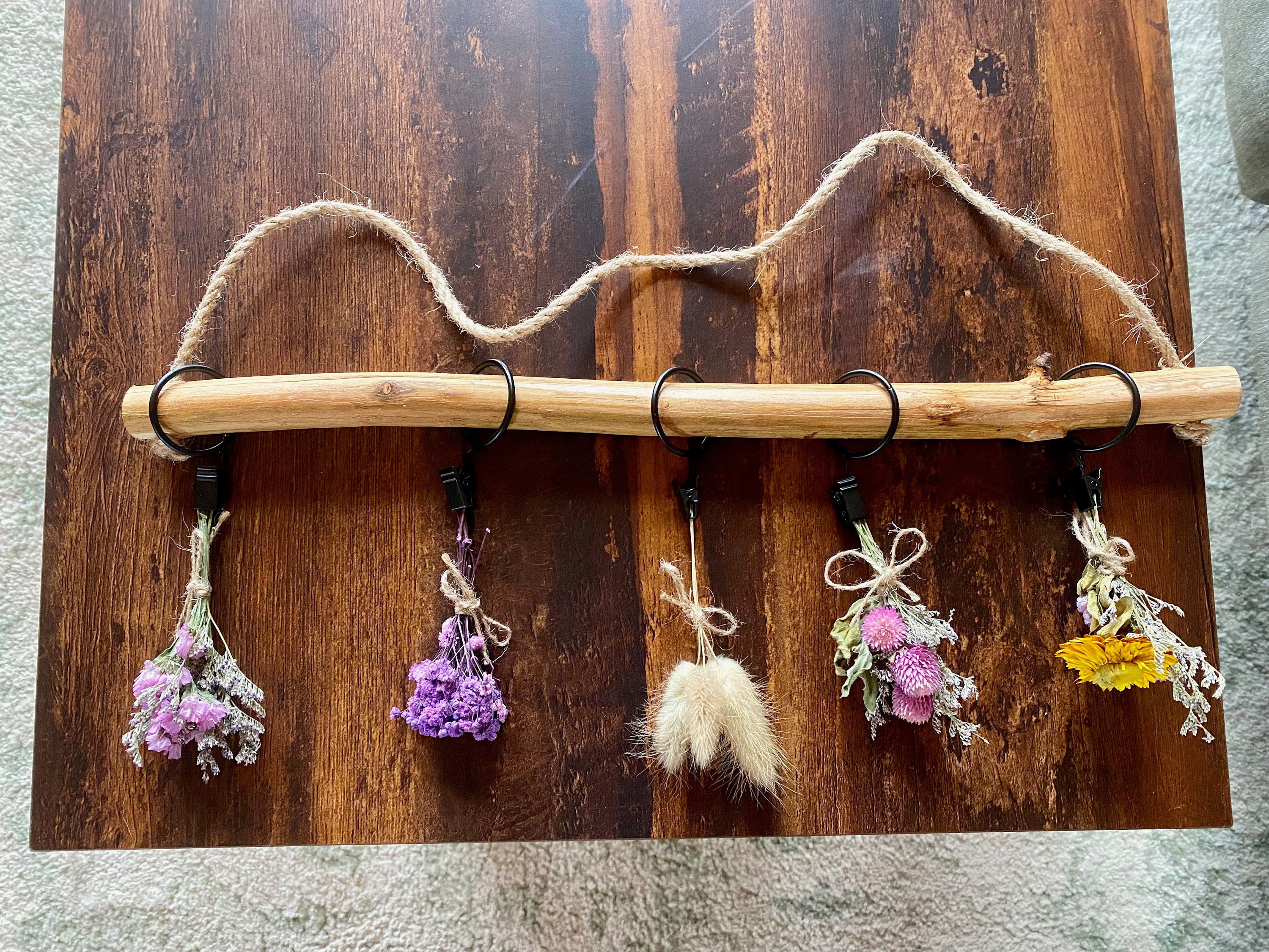 Flower/herb Drying Rack/cottagecore Decor/wooden Drying - Etsy