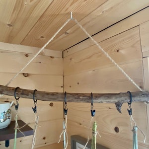 Flower/herb Drying Rack/cottagecore Decor/wooden Drying | Etsy