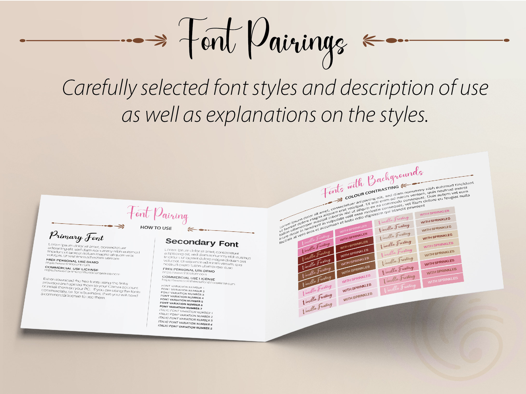 Bakery Brand Kit, Bakery Business Branding, Brand Kit, Bakery Brand ...