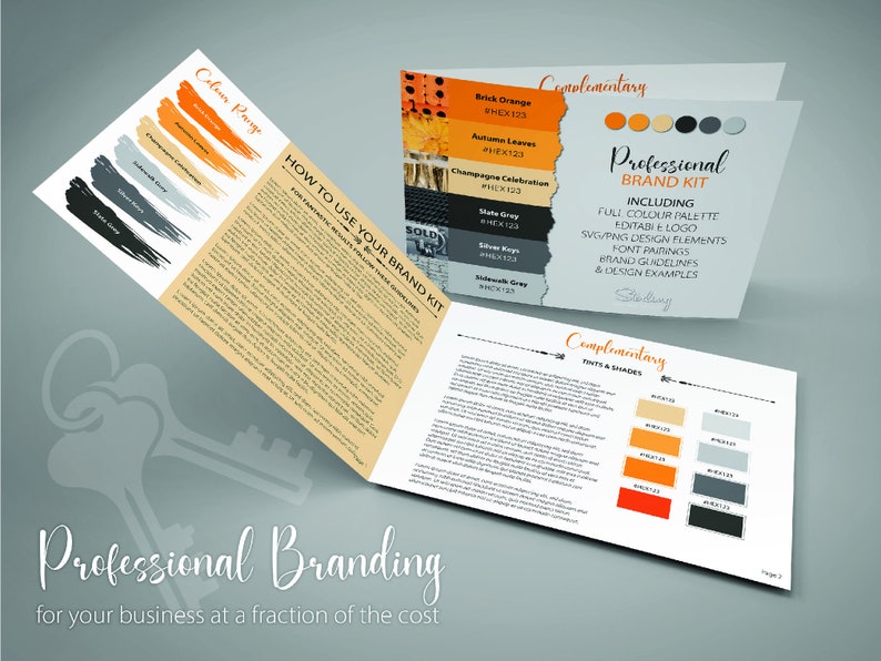 Custom Branding Kit, Business Branding Kit, Brand Kit, Branding Package ...