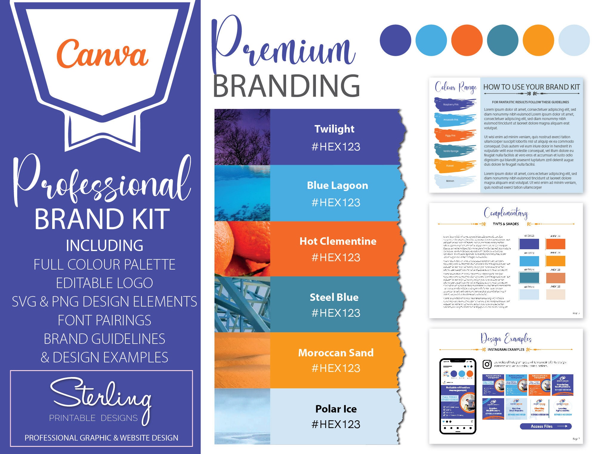 Custom Branding Kit, Business Branding Kit, Brand Kit, Branding Package ...