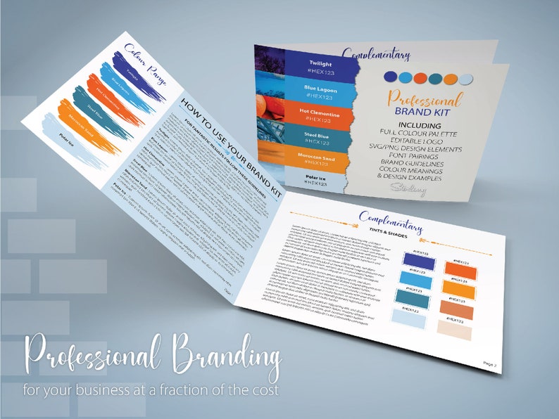Custom Branding Kit, Business Branding Kit, Brand Kit, Branding Package ...