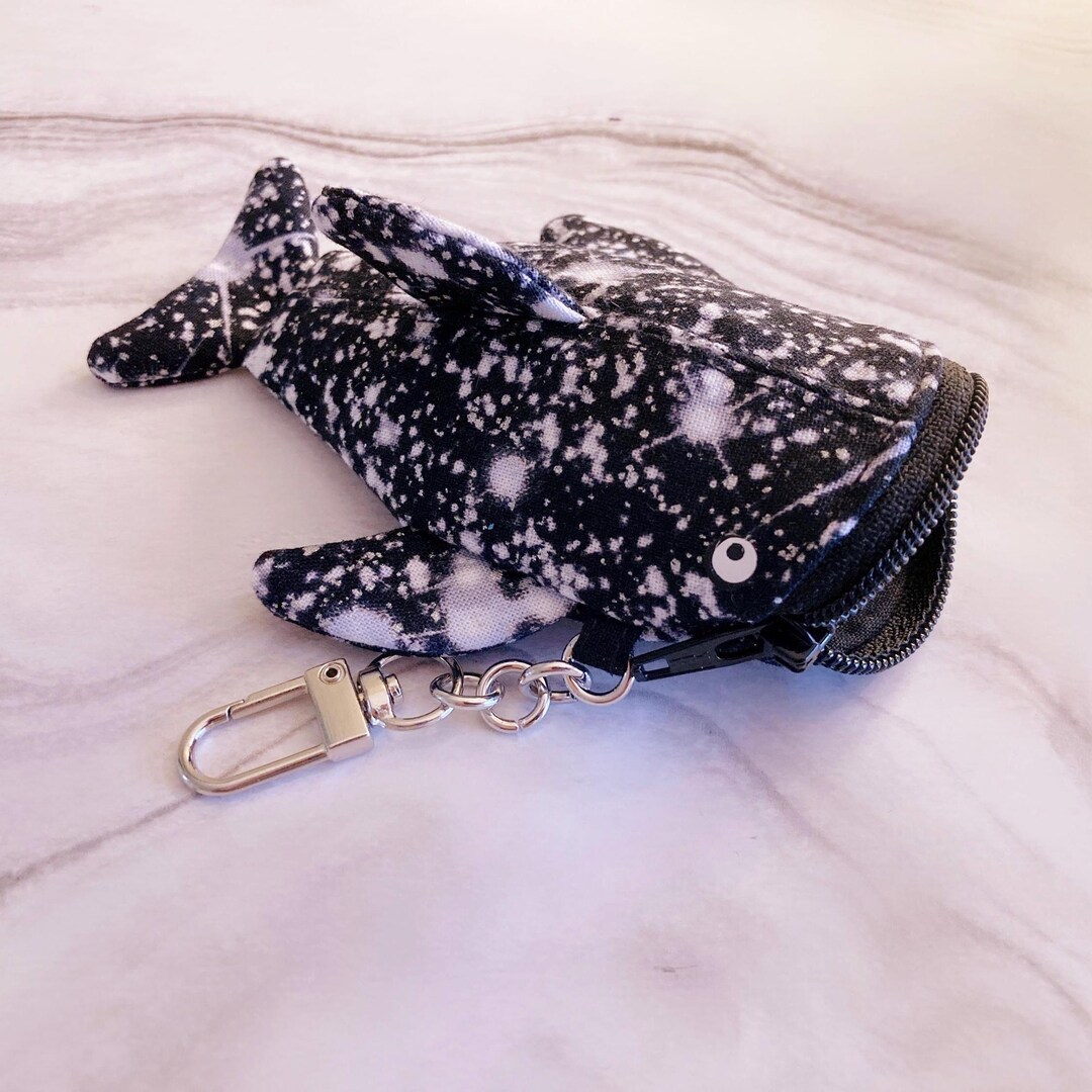 Cosmic Whale Shark, Space Shark Keychain, Fish Coin Purse, Zipper Coin ...