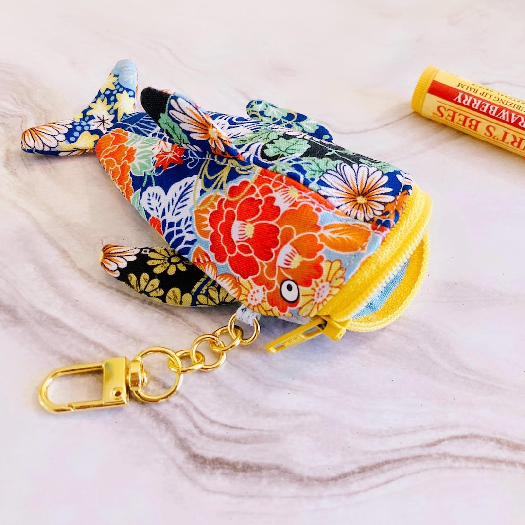 Japanese Whale Shark, Fish Keychain, Fish Coin Purse, Zipper Coin Fish ...