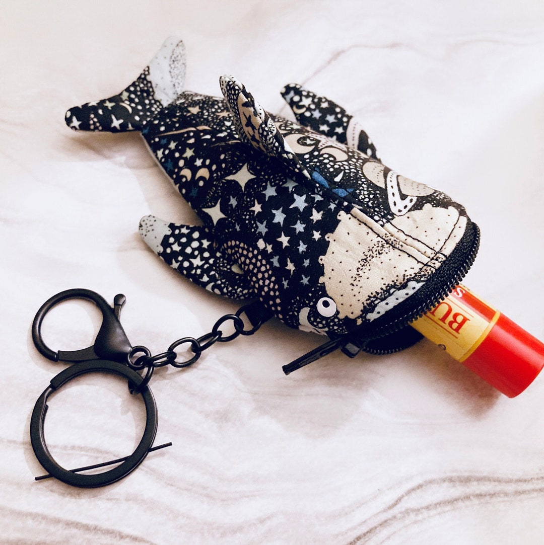 Starry Night Whale Shark Case, Fish Keychain, Fish Coin Purse, Zipper ...