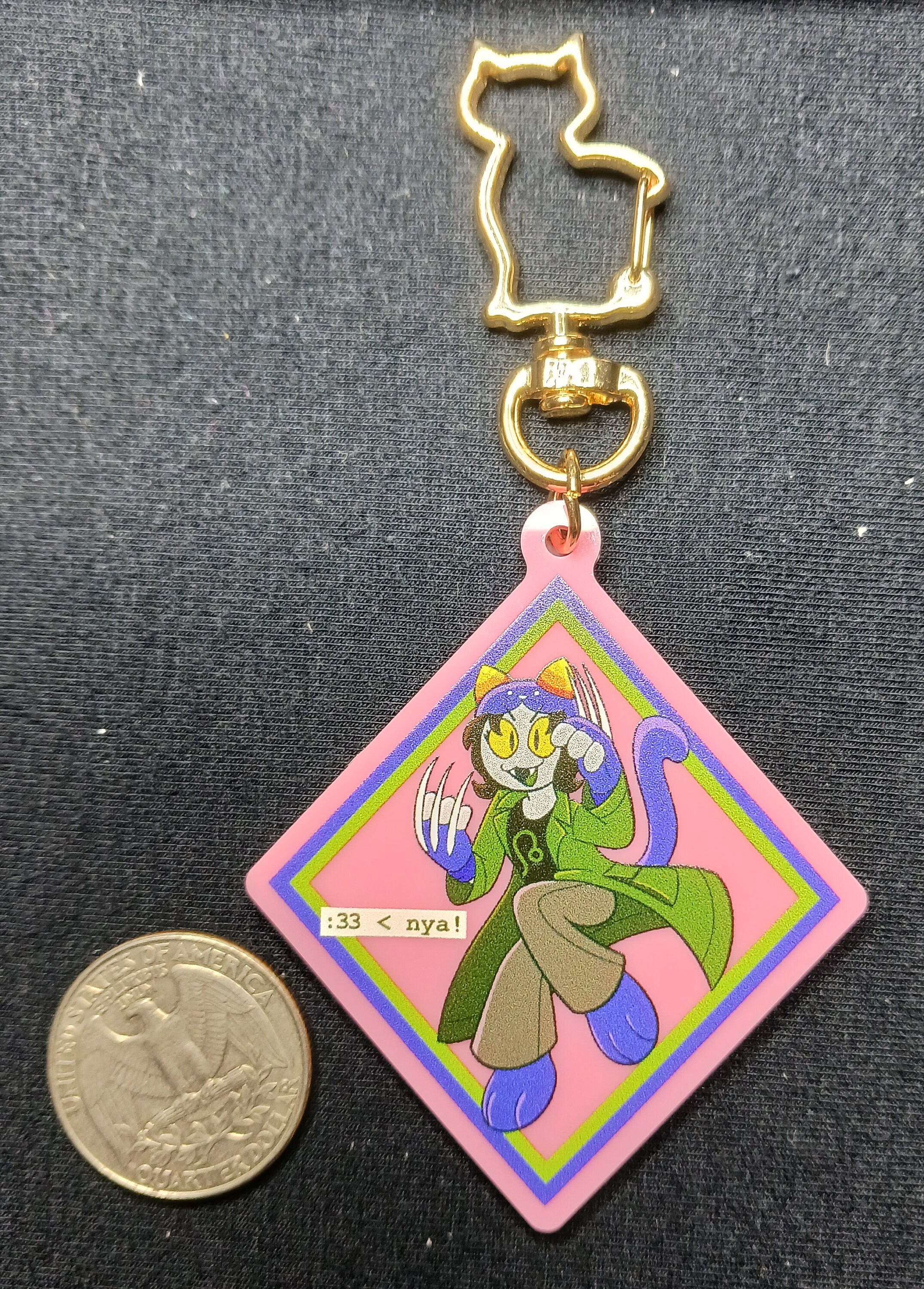 Homestuck Meowrails Nepeta and Equius Acrylic Charms - Etsy Canada