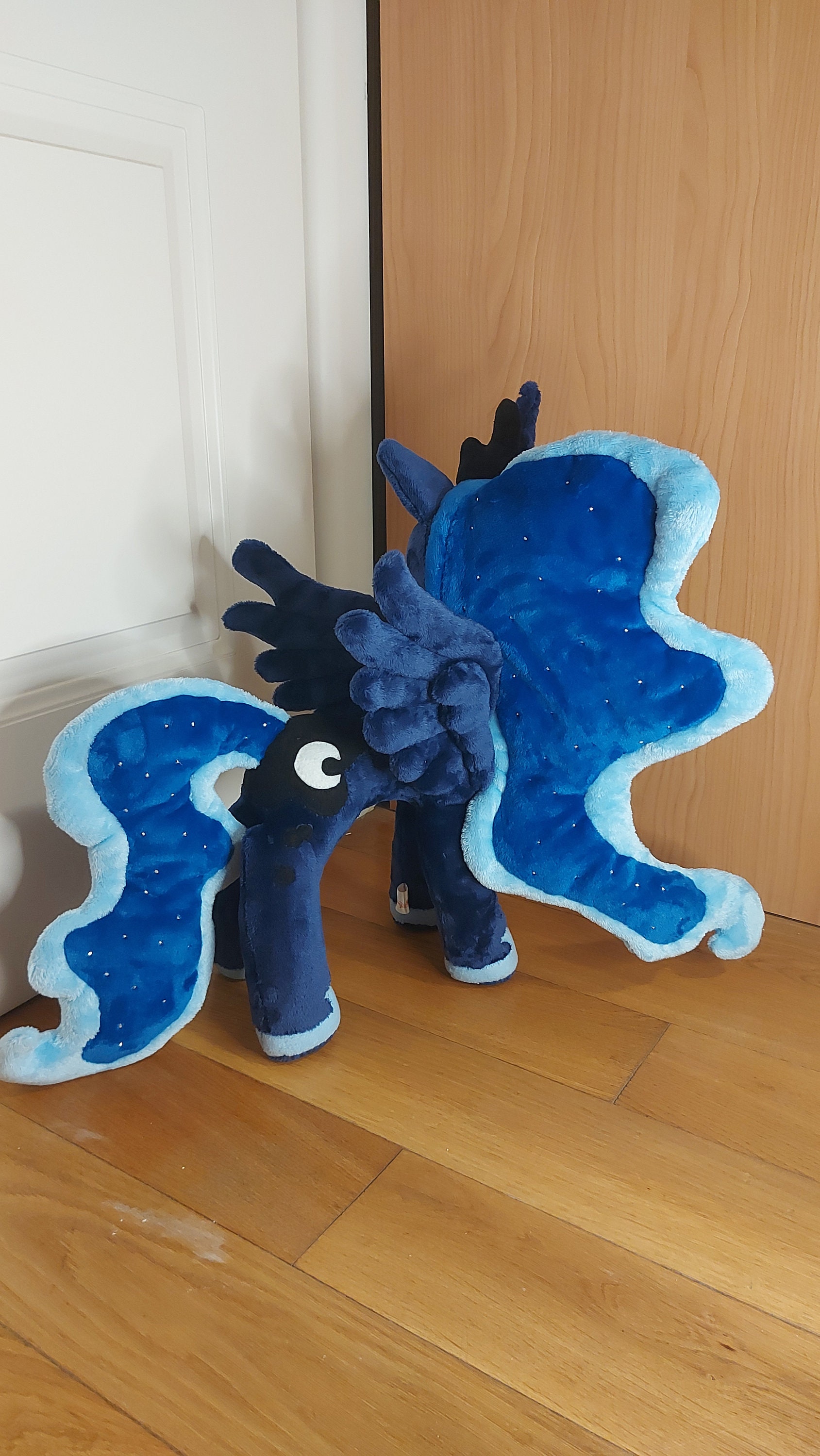 Princess Luna Pony Fan Art Plush Plushie - Etsy