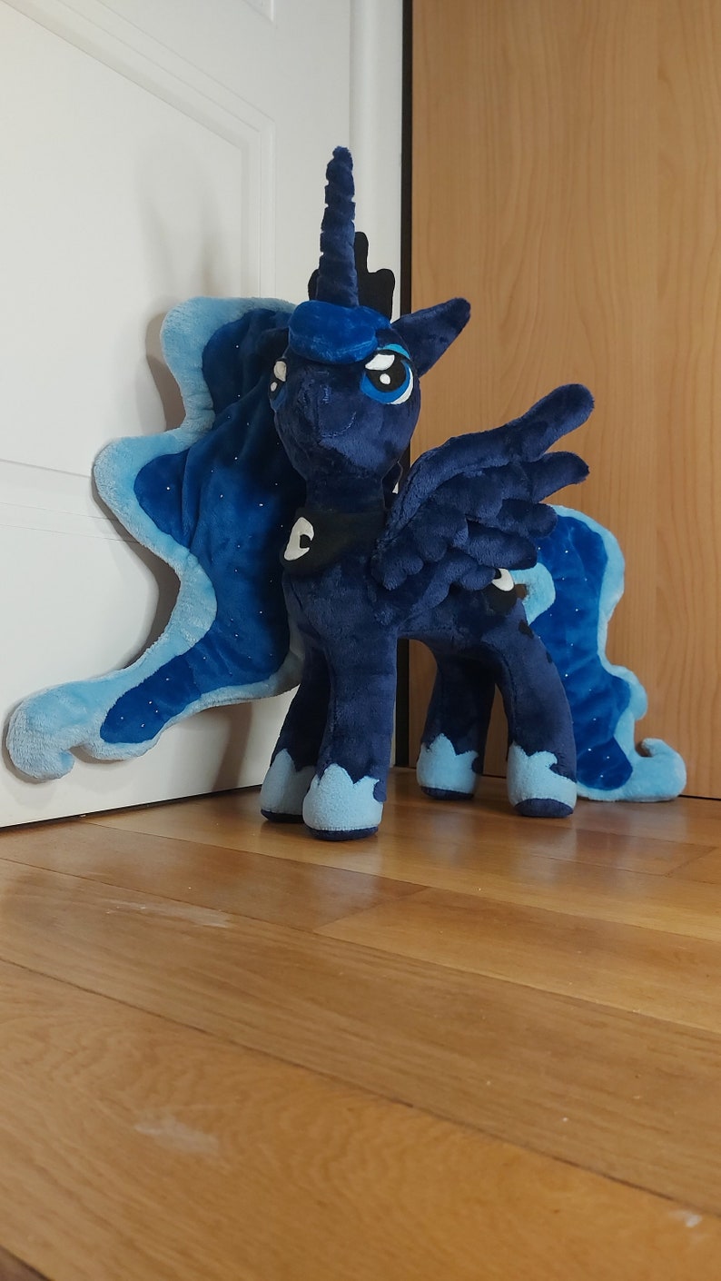 Princess Luna Pony Fan Art Plush Plushie - Etsy